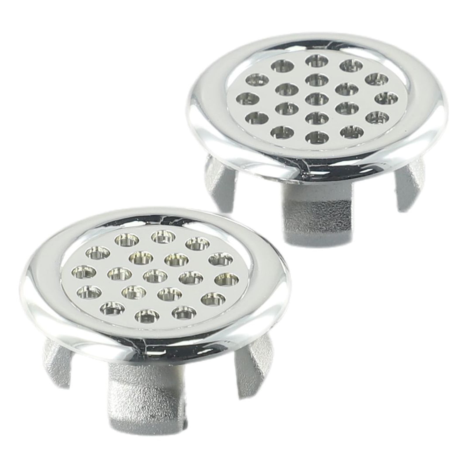 2Pcs Overflow Ring Bathroom Overflow Covers For Basin/Sink Chromed ...