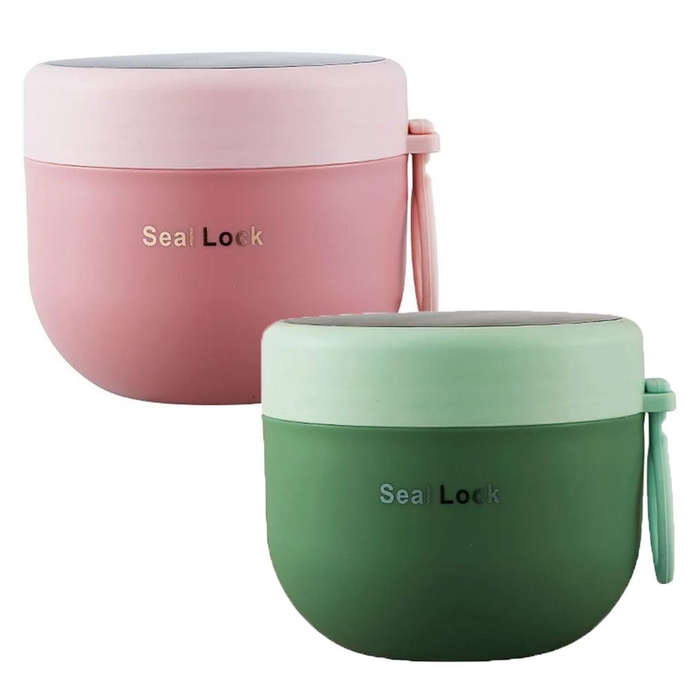 2Pcs Overnight Oats Containers with Lids, 20oz Portable Overnight Oats ...