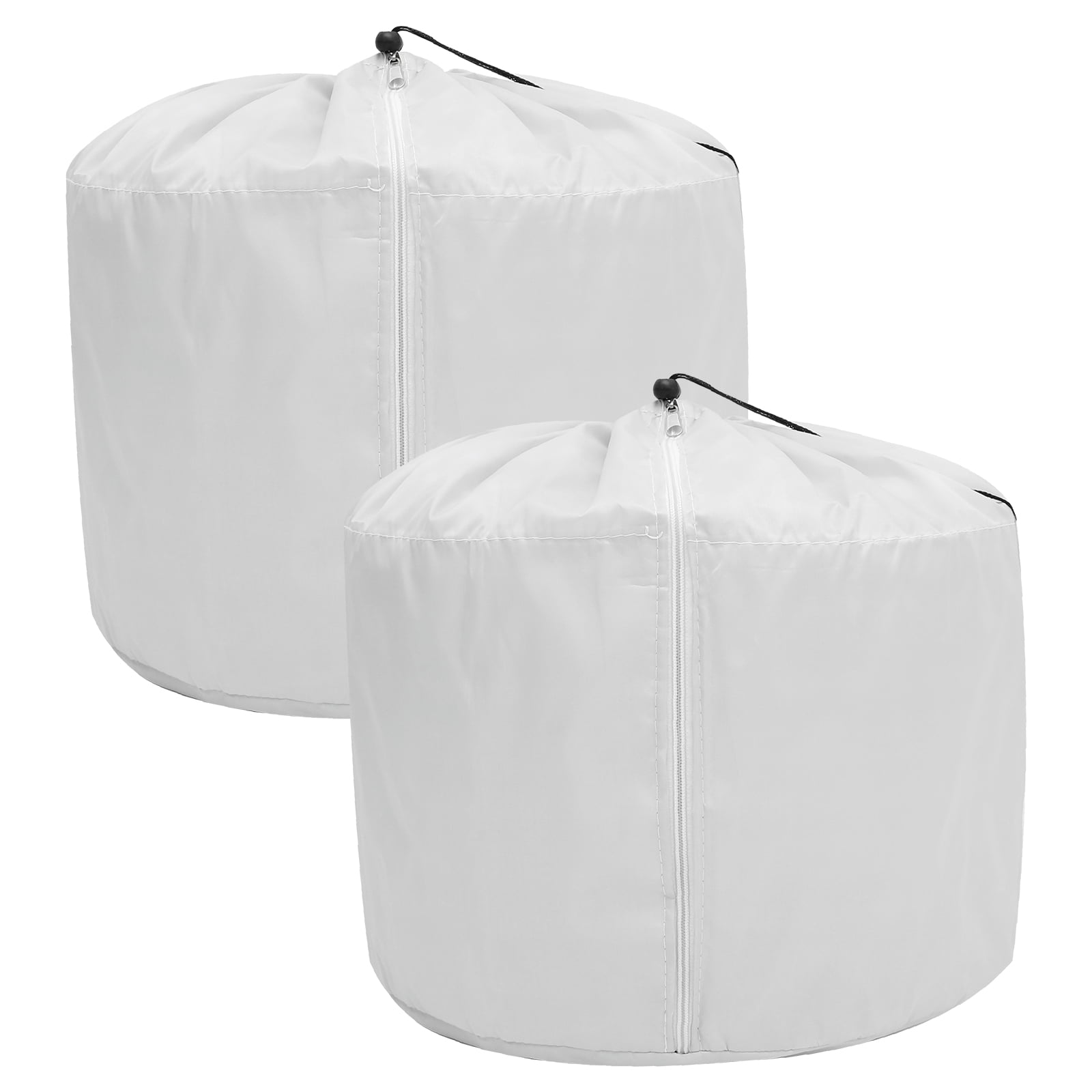 2Pcs Oxford Cloth Flower Pot Covers With Drawstring and Zipper Keep ...