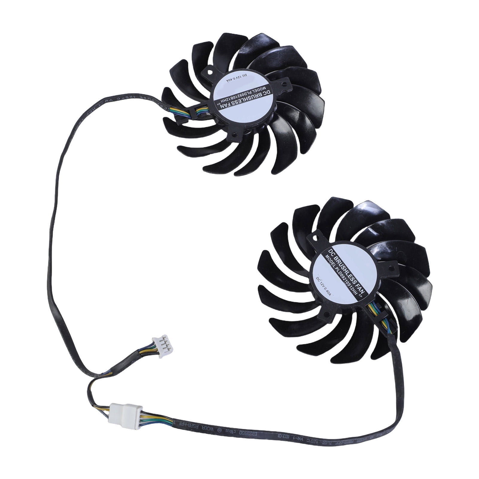 2Pcs PLD09210B12HH Video Card Fan Graphics Card Cooling Graphics Card ...