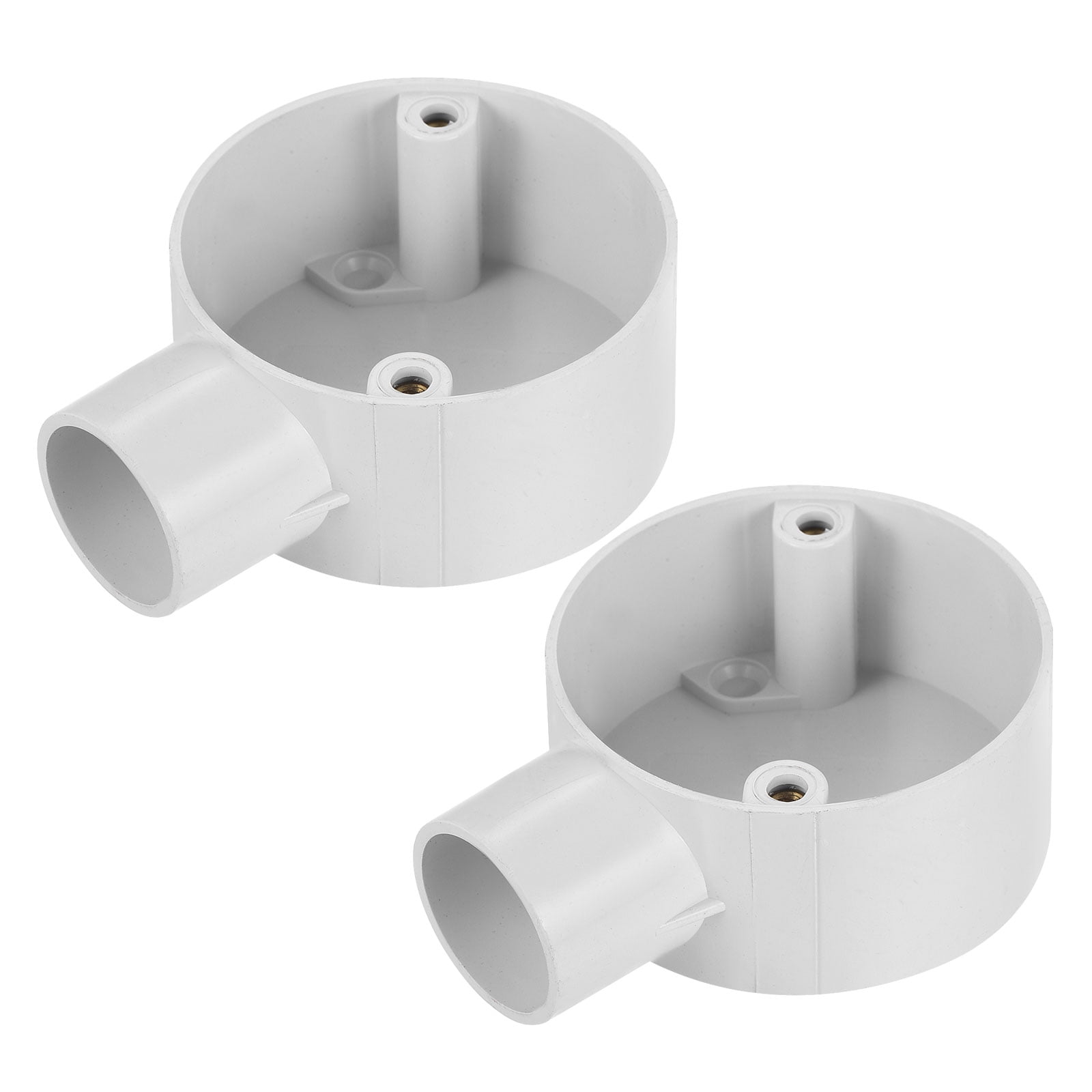 2Pcs PVC Conduit Box Junction Box 1 Way 25mm M4 x 0.7 Waterproof ...