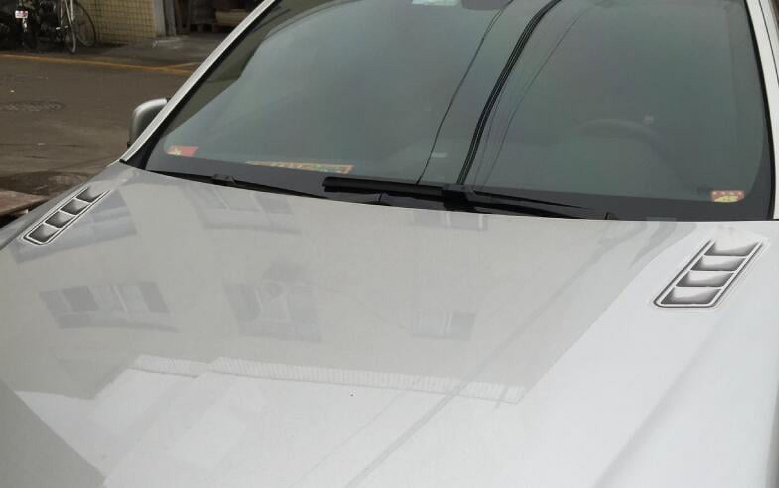 2Pcs PVC Waterproof Car Auto 3D Fake Vents Decorative Outlet Side Vents ...