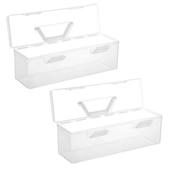 2Pcs Paint Storage Box Craft Storage Box Handle,30 Bottle Capacity ...