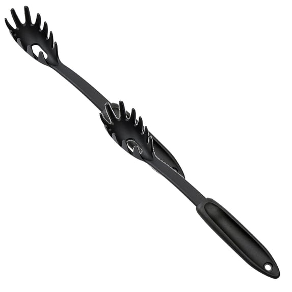 2Pcs Pasta Server Spaghetti Fork Spoon Nylon Utensil Kitchen Tools ...