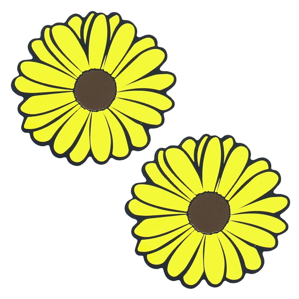 2Pcs Pasties Nipple Covers Pasties Festival Sweet Daisy Flower Breast ...