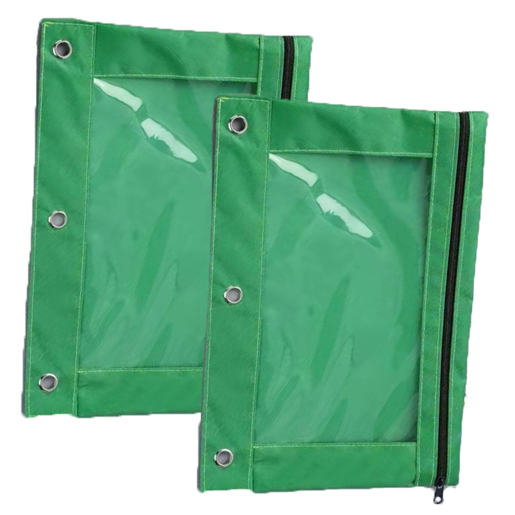 2Pcs Pencil Pouch for 3 Ring Binder, Binder Pencil Case with Smooth ...