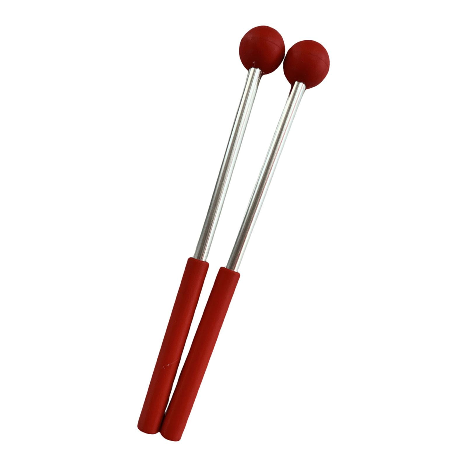 2Pcs Percussion Drumsticks 8.66 inch Aluminum Rod for Stage Exercise Marimba red - Walmart.com