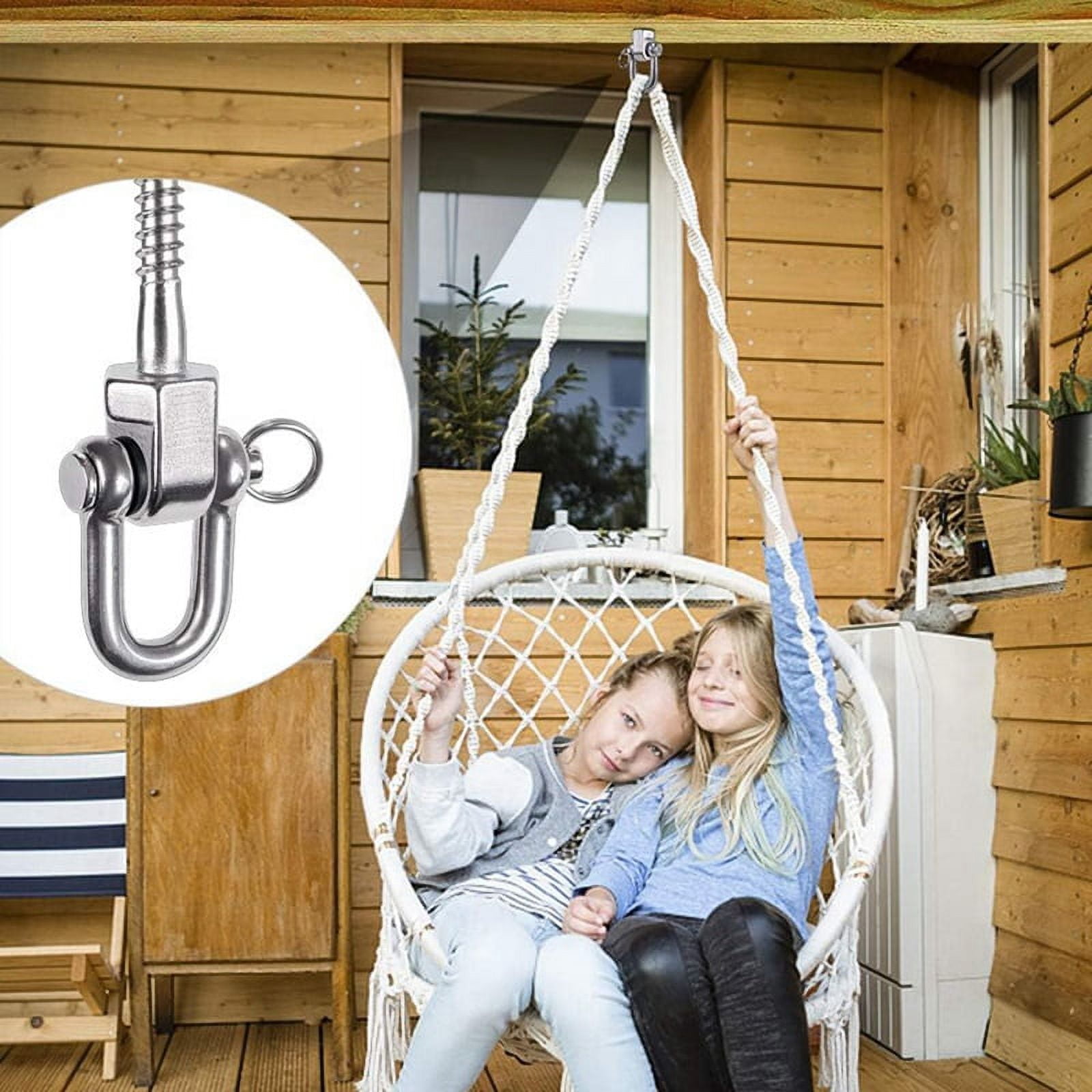 2Pcs Permanent Antirust Stainless Steel 304 Screw Bracket Heavy Duty ...