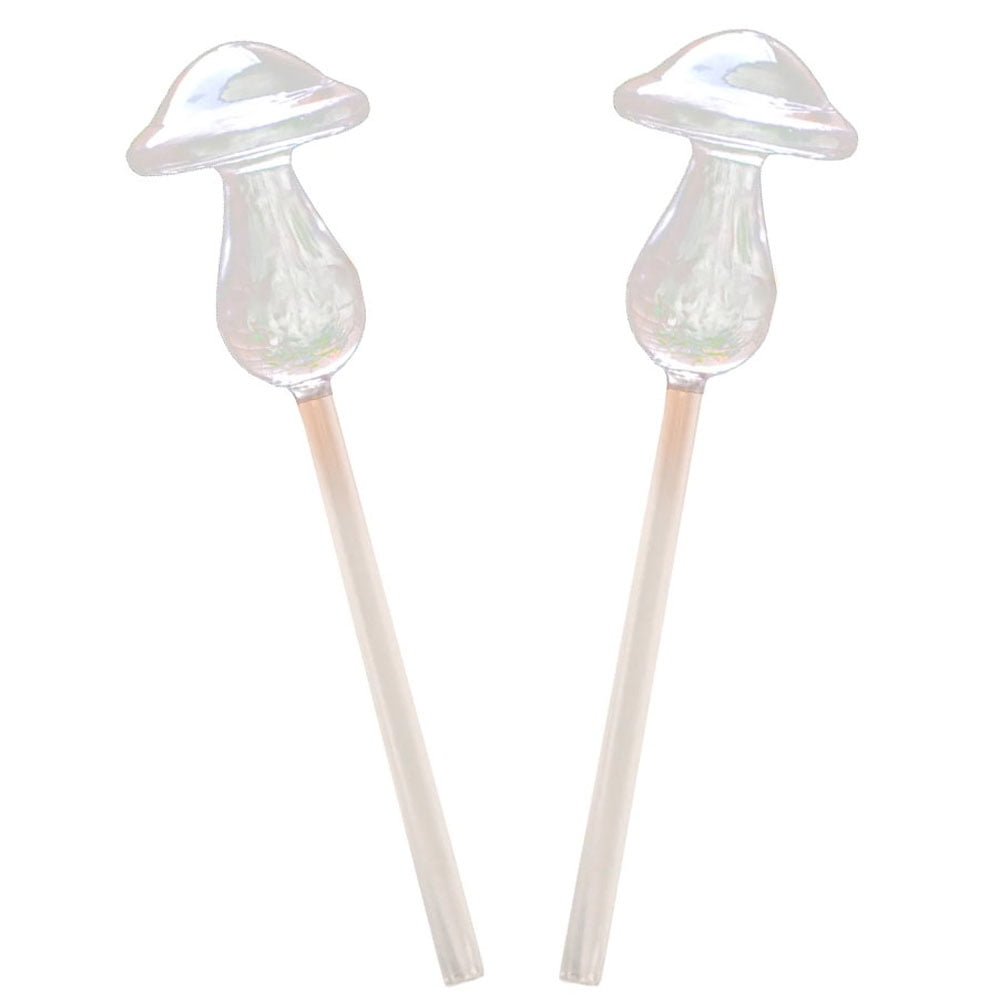 2Pcs Plant Watering Globes, Mushroom Shape | Automatic Self Water Bulbs ...