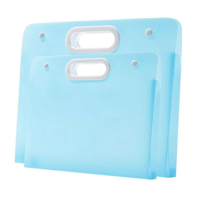 2Pcs Plastic Art Portfolio Folder Arts Storage Case for , Student ...