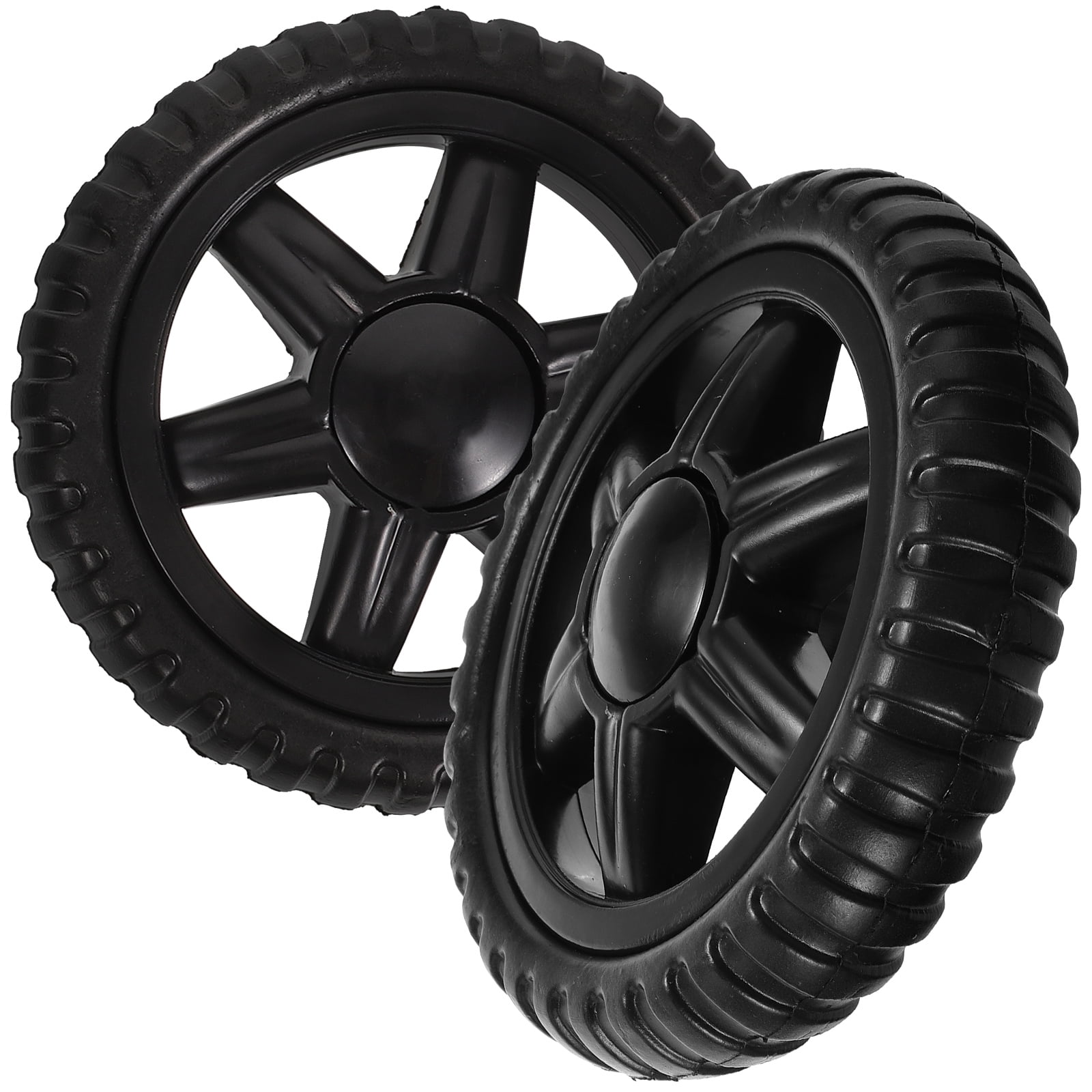 2Pcs Plastic Cart Casters Small Trolley Wheels Cart Wheels Replacement ...