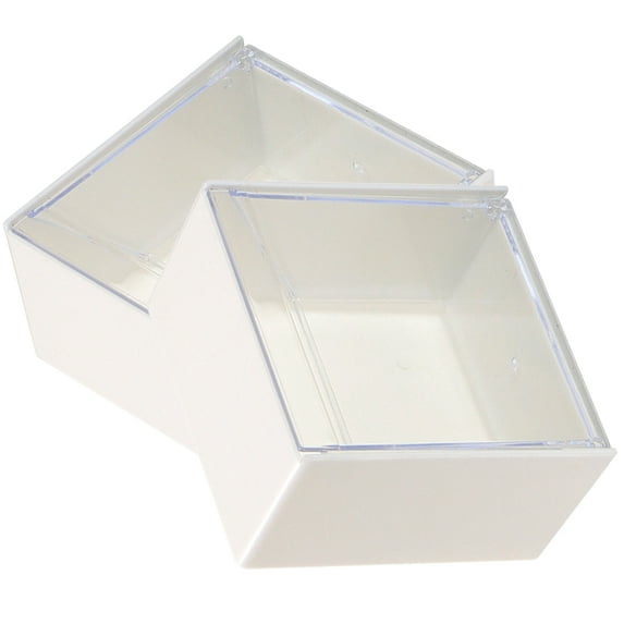 2Pcs Plastic Coffee Filter Containers Reusable Filter Sheets Holders ...