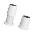 2Pcs Plastic Furniture Leg Levelers Adjustable Height Support Pad ...