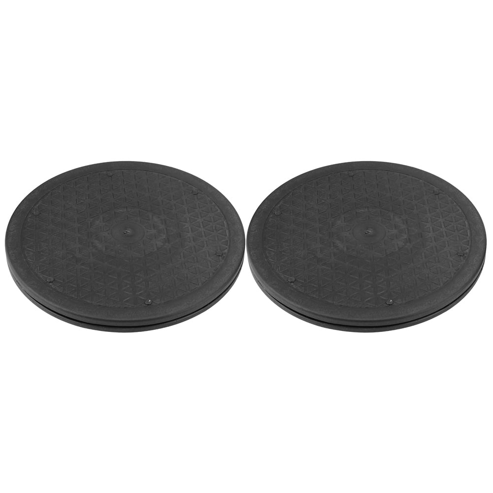 2Pcs Plastic Multipurpose 10" Rotating Turntable 360 Swivel Ceramic ...
