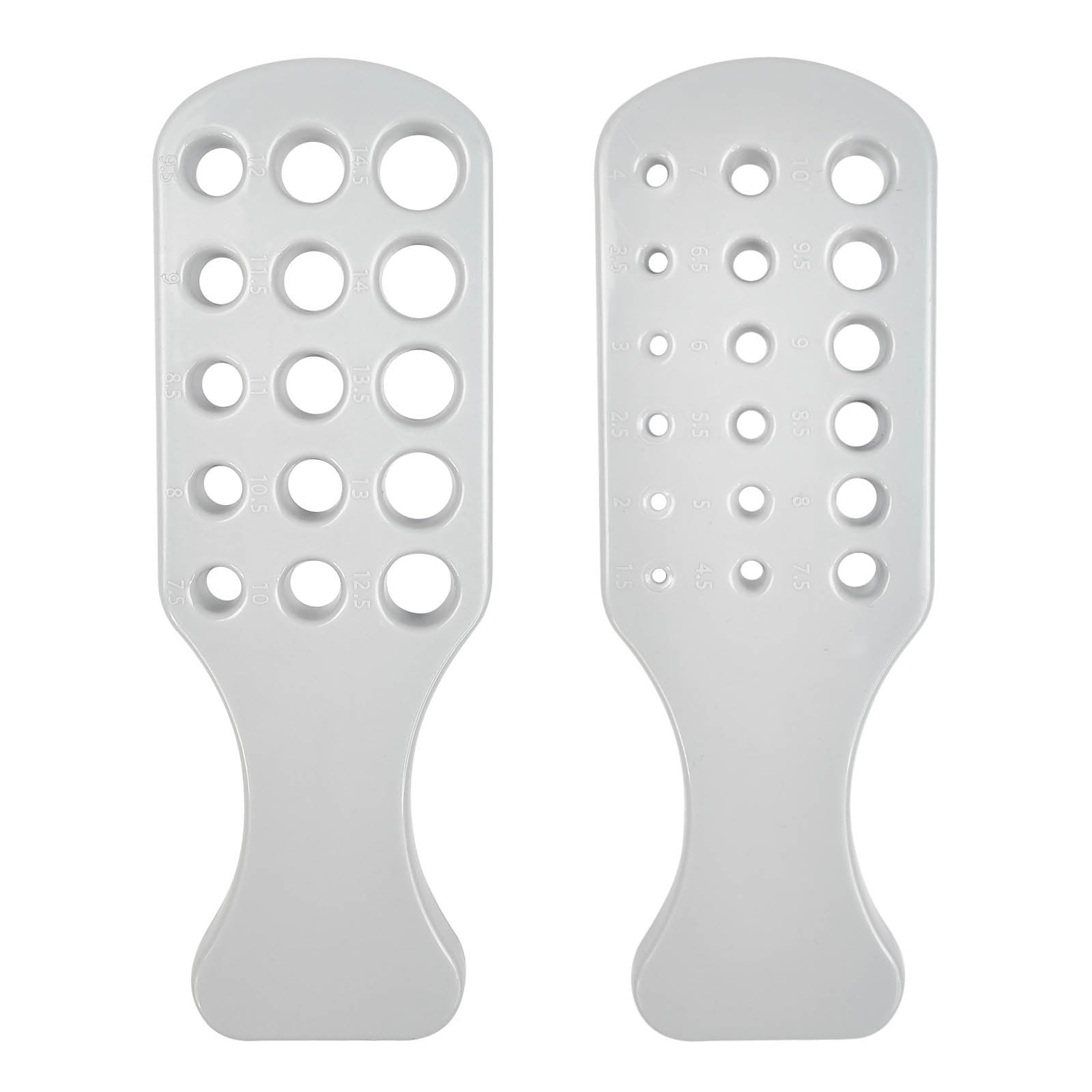 2Pcs Plastic Wire Draw Plate Wire Drawplate Round Holes Draw Plate ...