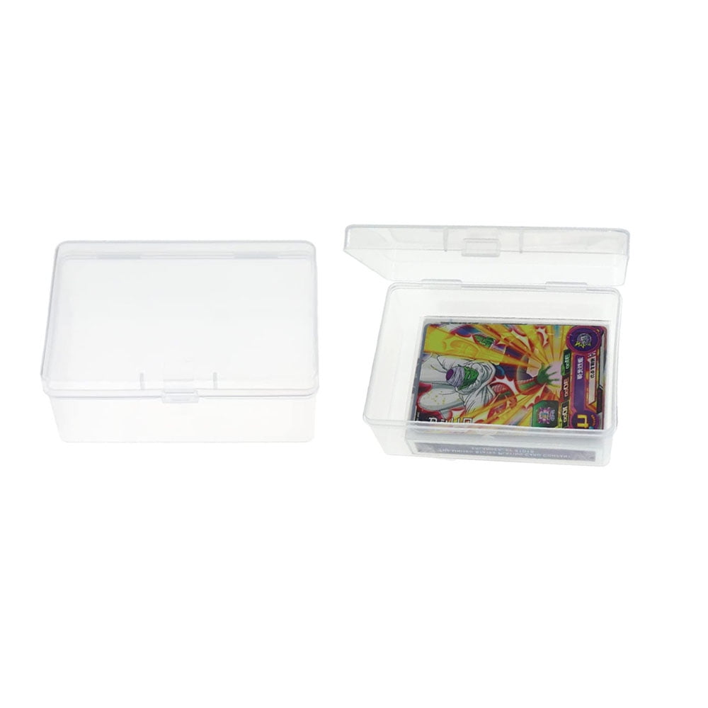 2Pcs Playing Card Deck Cases Plastic Empty Playing Card Box Holder ...