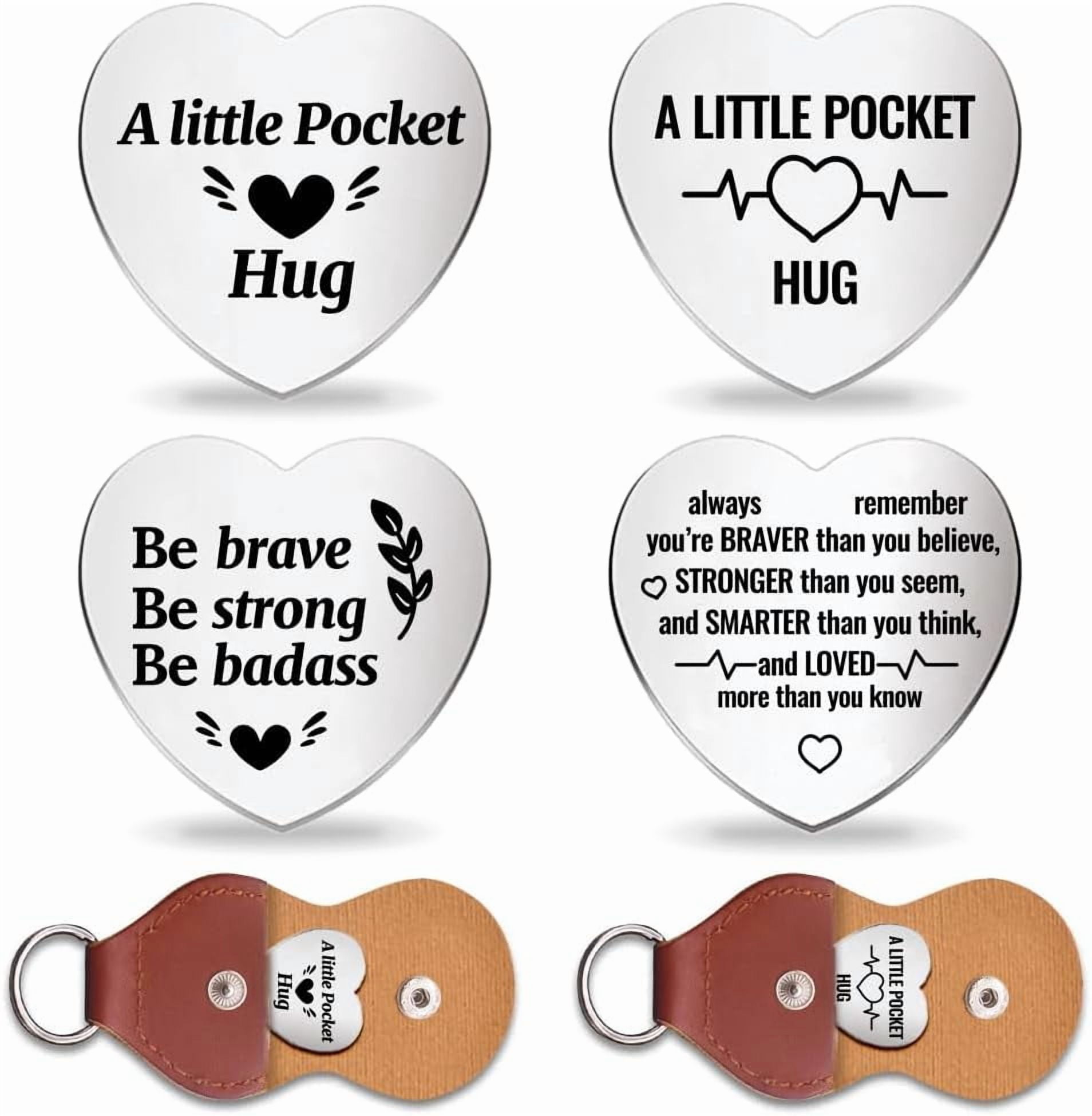 2Pcs Pocket Hug Token Inspirational Long Distance Relationship Keepsake ...