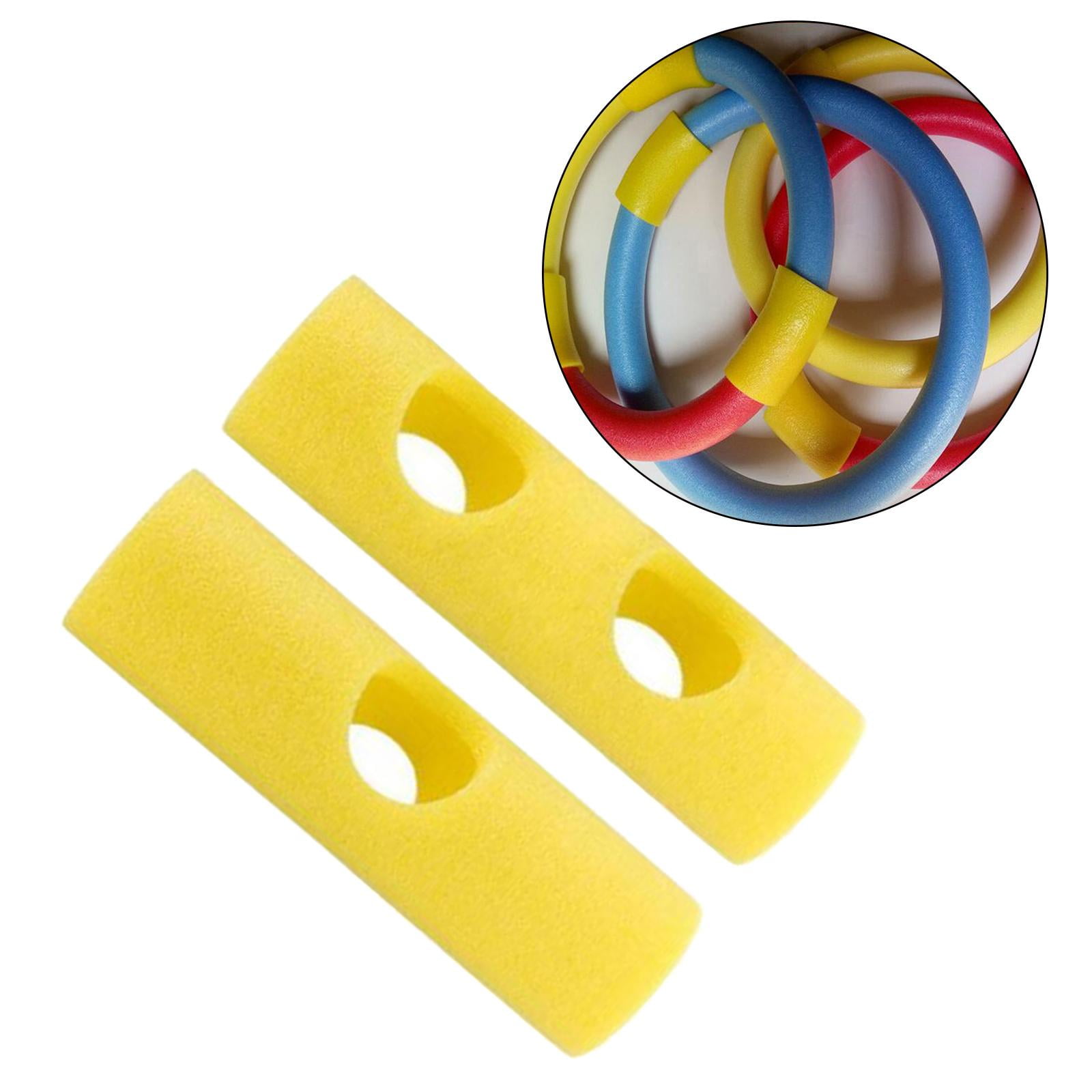 2Pcs Pool Noodle Holed Connector Swimming Float Swim Noodles Connect ...