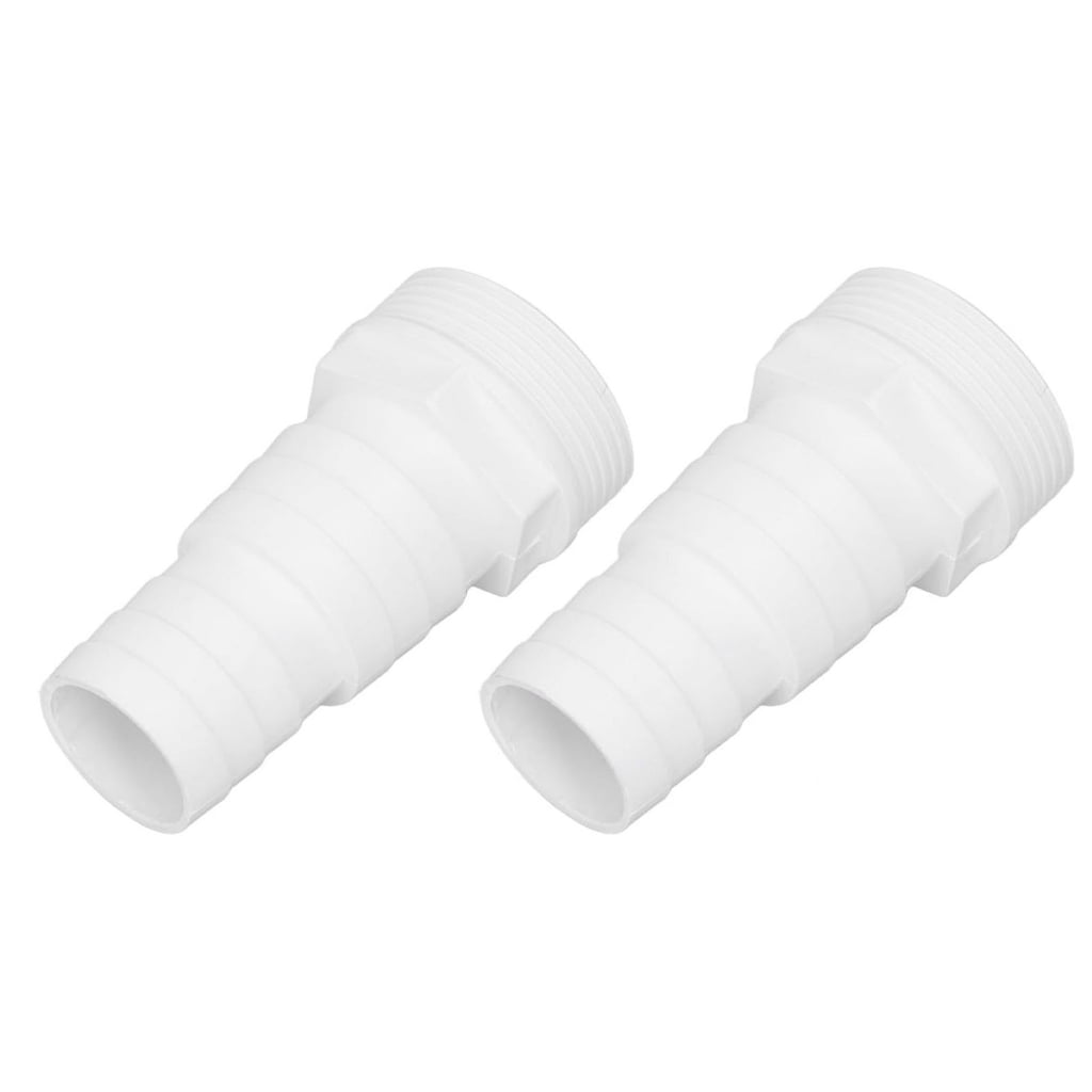 2Pcs Pool Pump Fittings 1-1/2inch Male Thread Pool Filter Hose Adapter ...