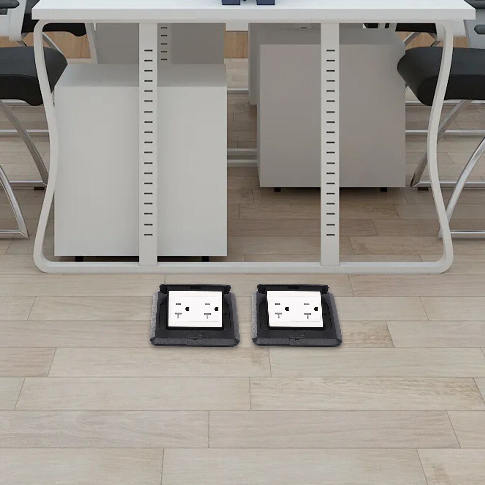 2Pcs Pop-Up Floor Sockets Pop Up Floor Outlet Sockets Hidden Sockets ...