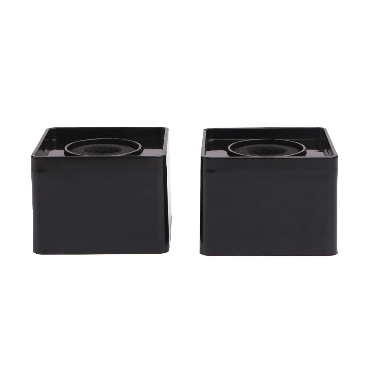 2Pcs Portable ABS Injection Molding Square Shaped Interview Mic ...
