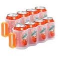 2Pcs Portable Soda Can Organizer for Refrigerator Clear Plastic Fridge ...
