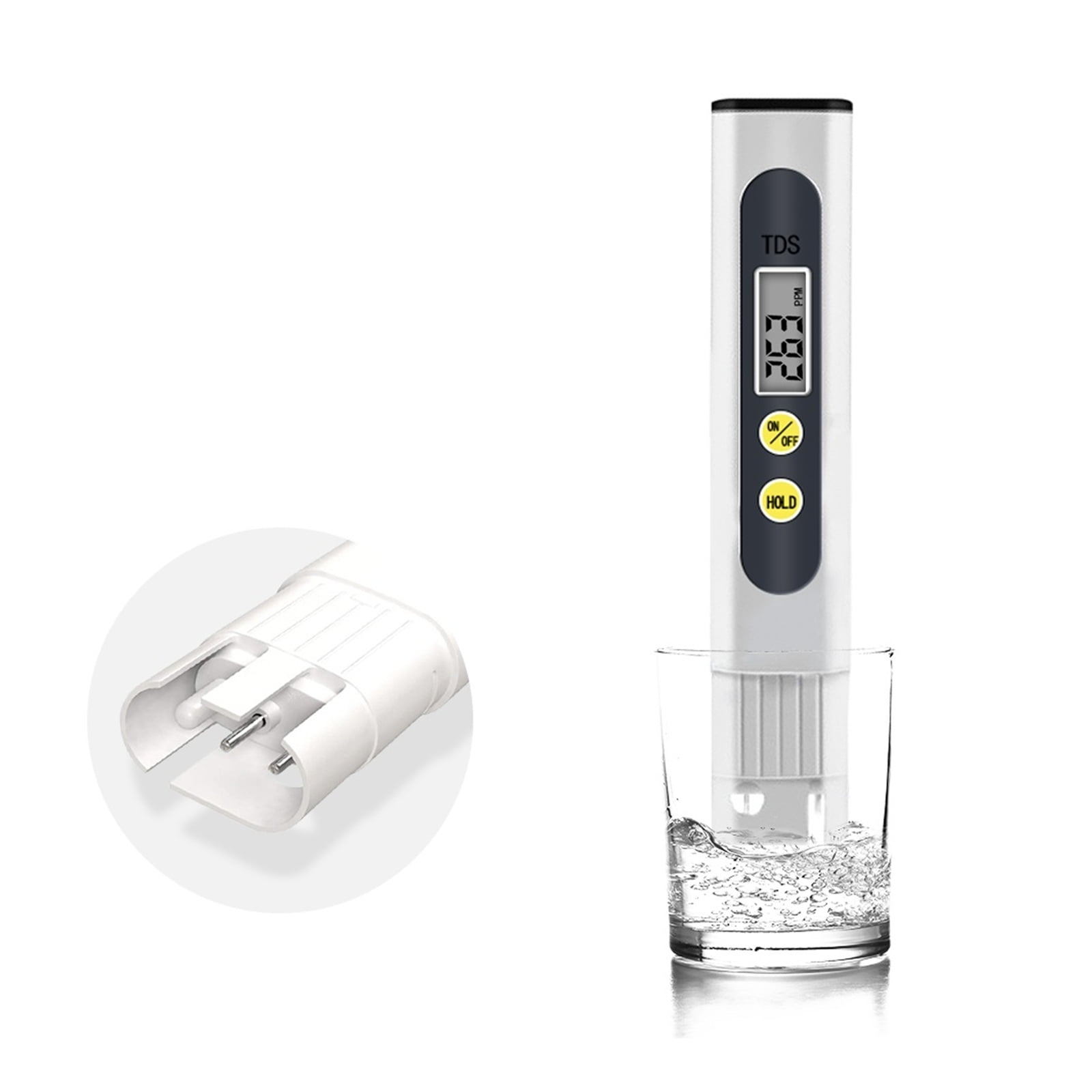 2Pcs Portable TDS Meter LCD Digital Water Quality Tester 0-990PPM TDS ...