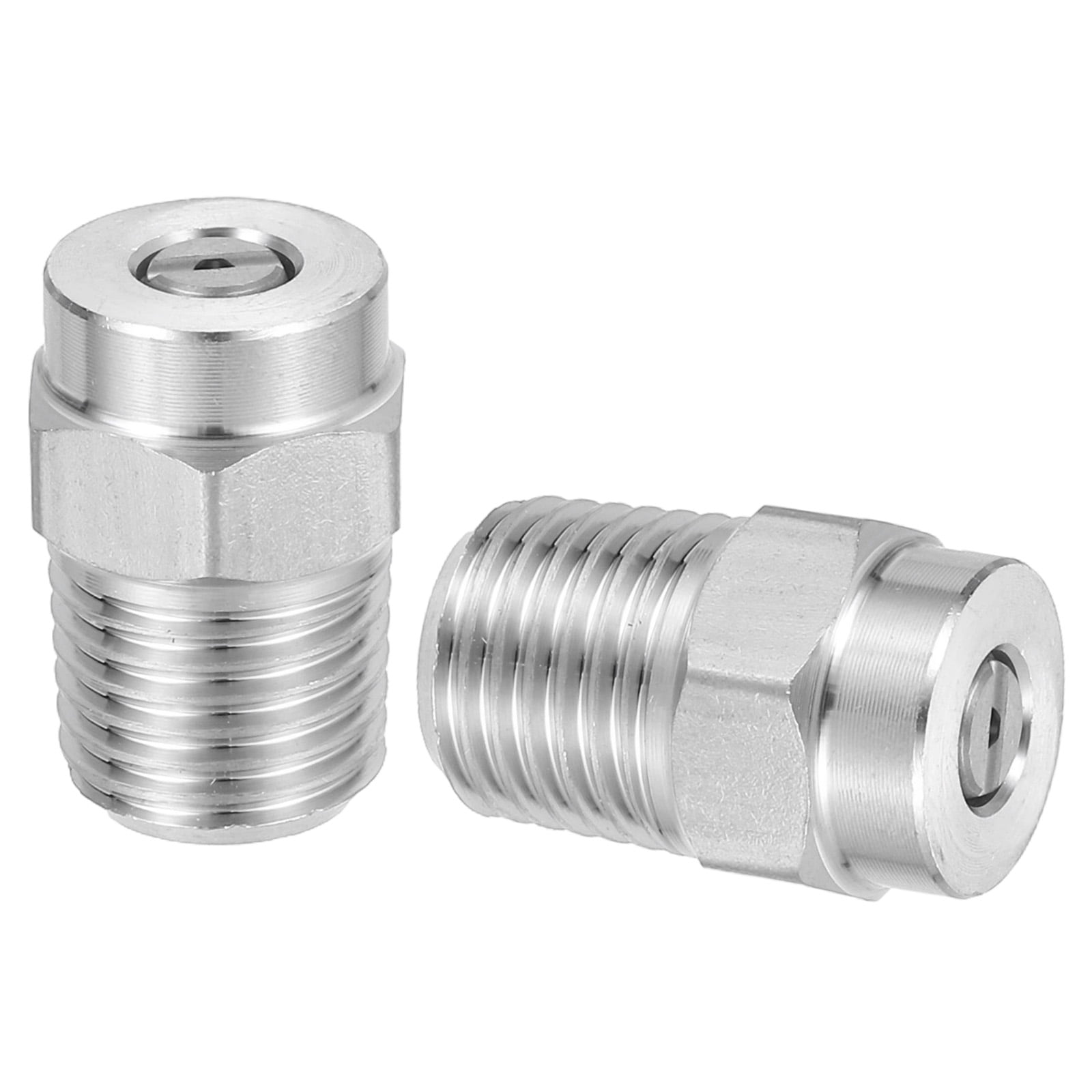 2Pcs Pressure Washer Nozzle, Stainless Steel Thread Nozzles Tips ...