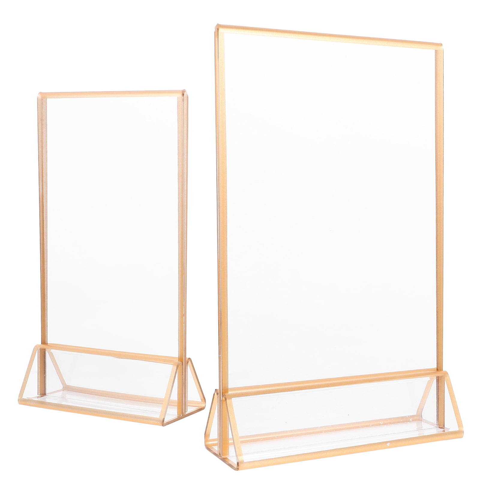 DEEPCRAFF Price Label Holder Acrylic Transparent 2Pcs 6.2X7.0X0.3In ...