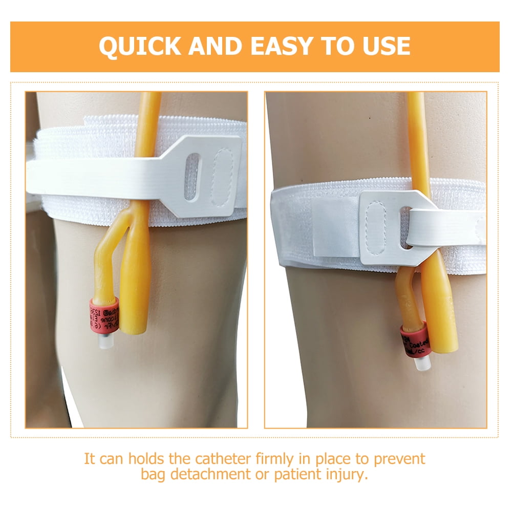 2pcs Professional Catheter Fixators Convenient Catheter Leg Straps Portable Catheter Bands