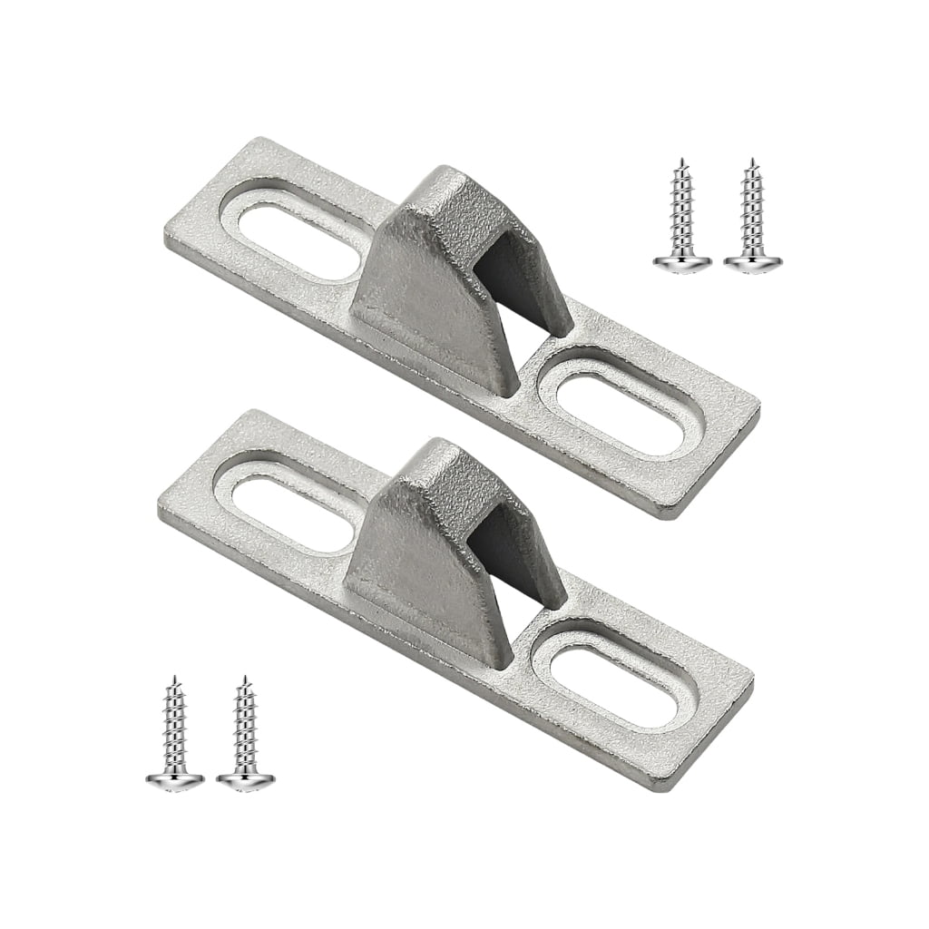 2Pcs Professional Sliding Door Keepers Zinc Alloy With Sturdy Base ...