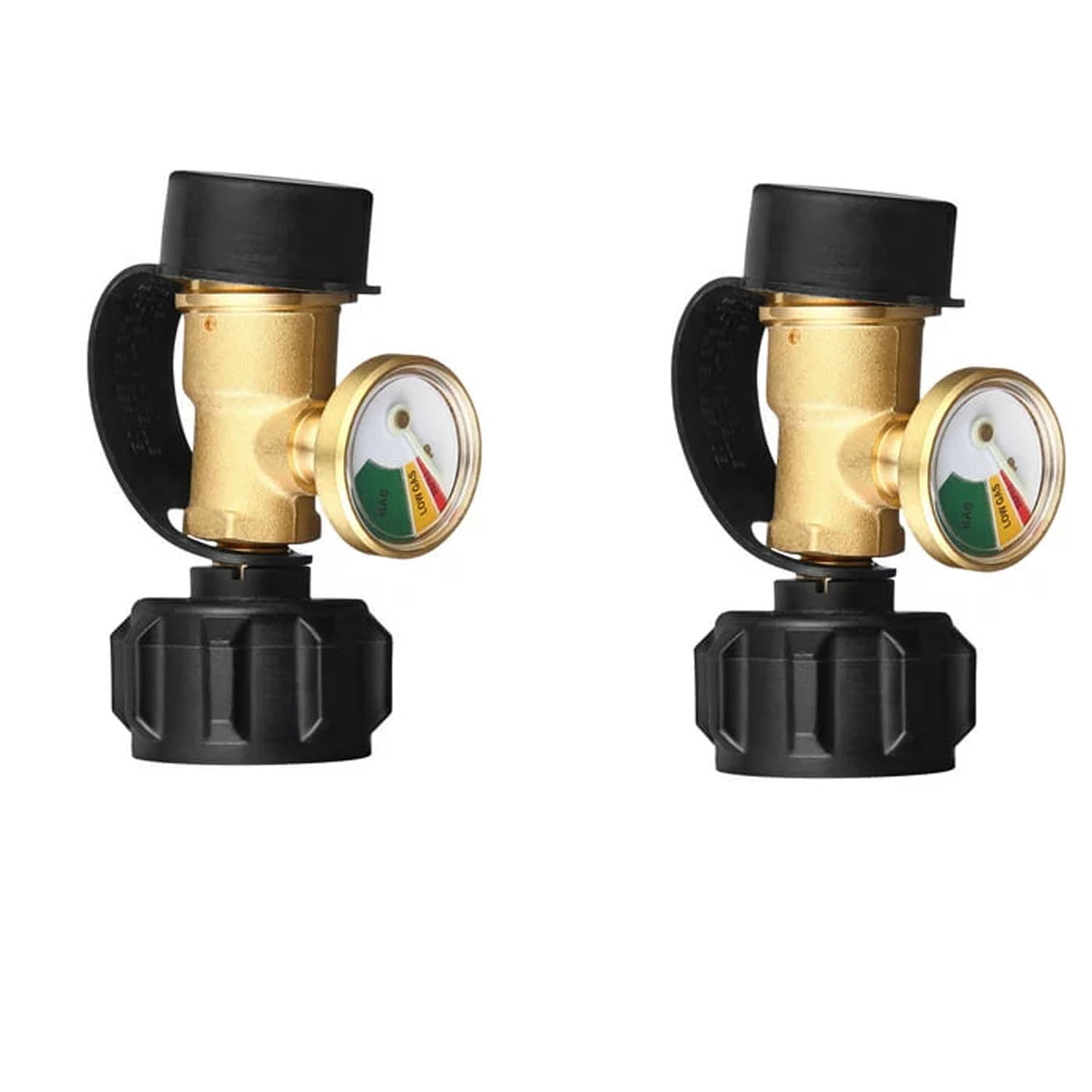 2Pcs Propane Gauge for Propane Tank，Gas Pressure Meter Color Coded ...