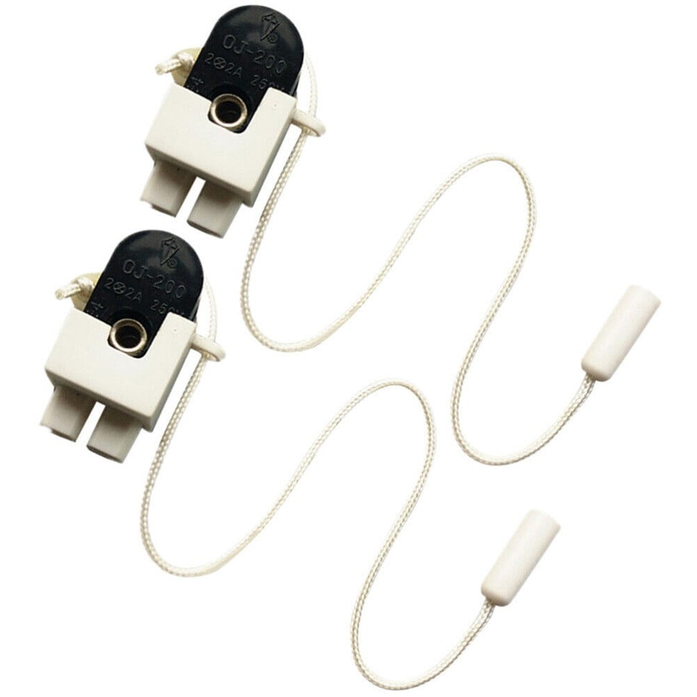 2Pcs Pull Switch Open Single Pull Control Switch Wall LED Lamp Light ...