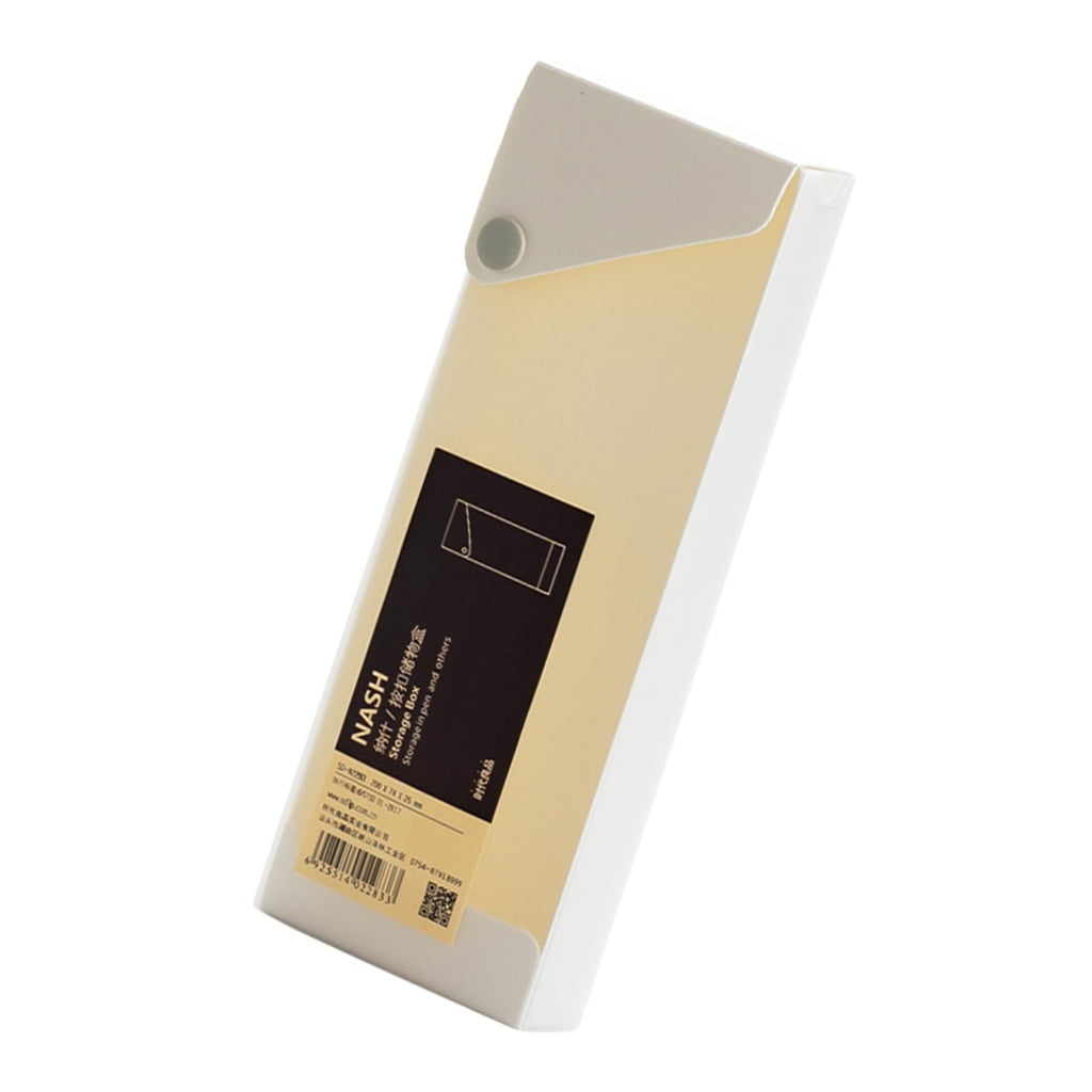 2Pcs Pull out Pencil Case Plastic Pen Box Lightweight Sketch Pencil ...