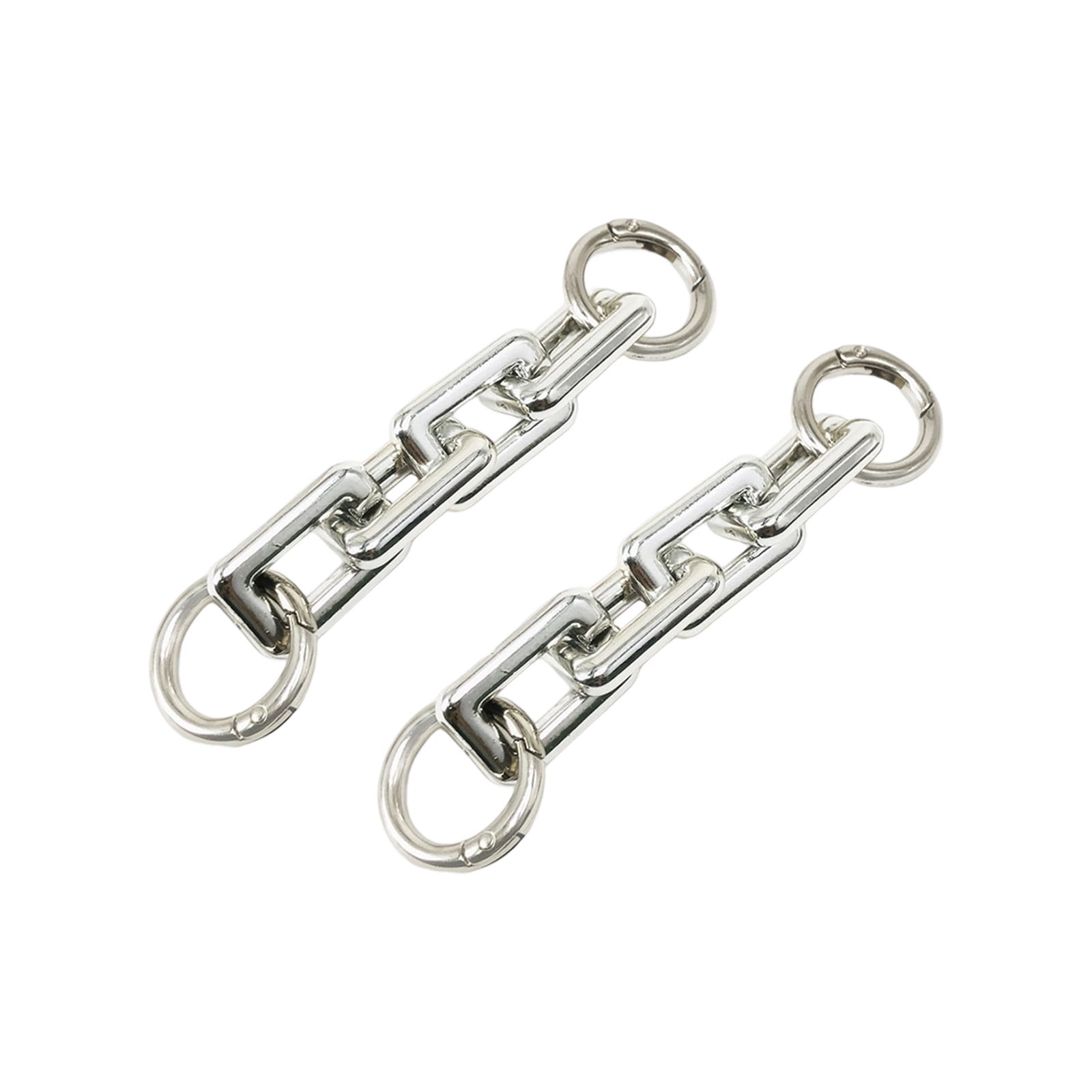 2Pcs Purse Strap Extender Chain 11.6cm Length PVC Bag Extension Chain ...
