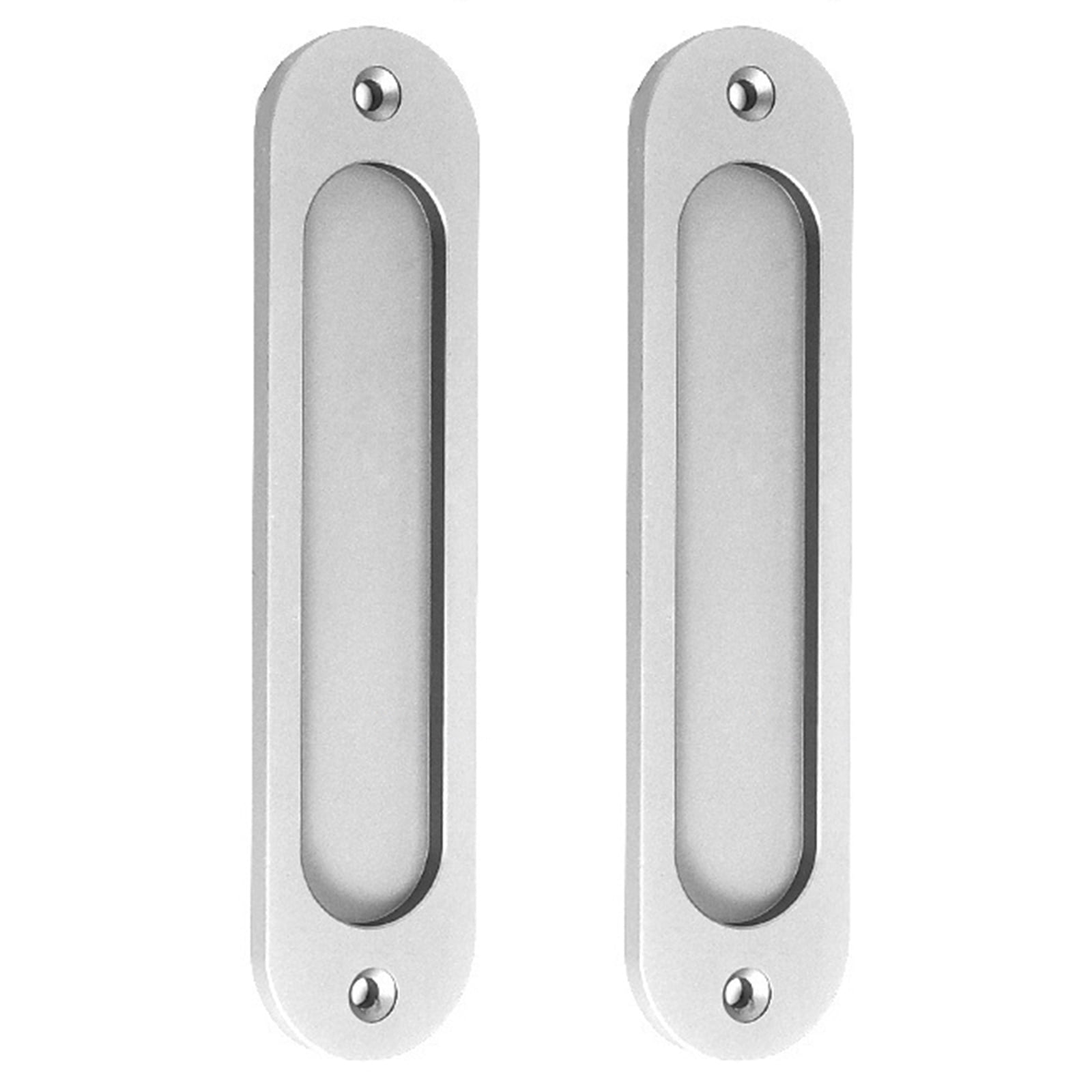 2Pcs Push-Pull Cabinet Handles Zinc Alloy, Ergonomic Sliding Door ...