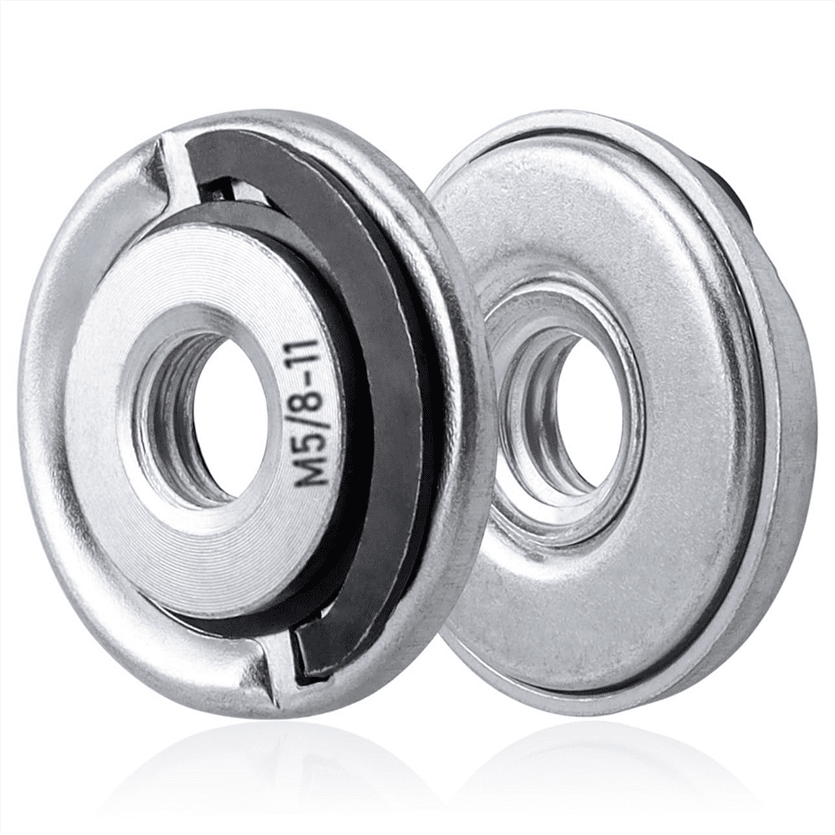 2Pcs Quick Change Angle Grinder Flange Nuts 5/8-11 Nut Replacement Lock ...