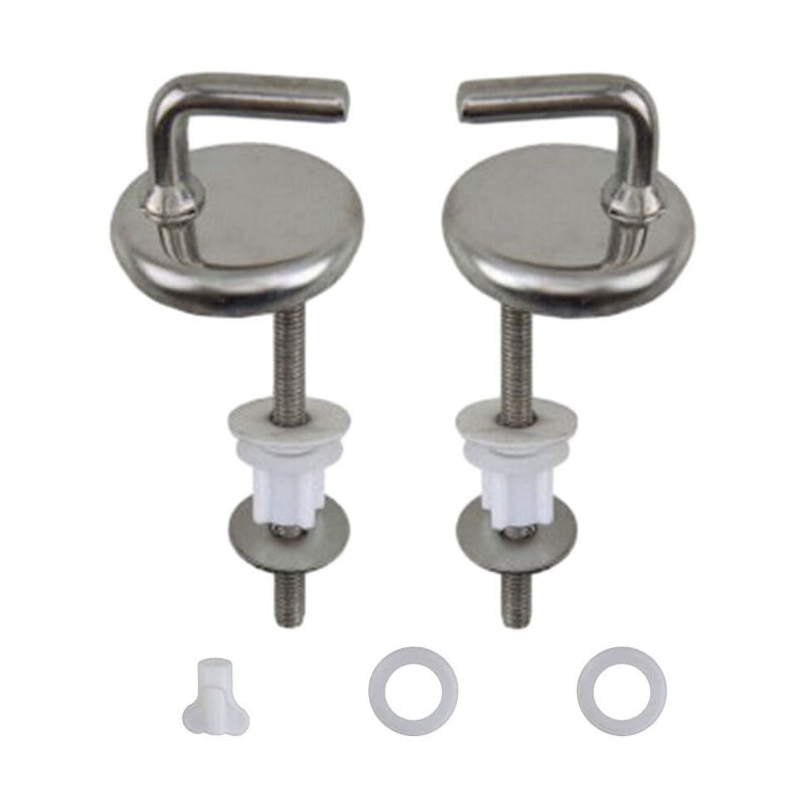 2Pcs Quick Release Easy Install Toilet Seat Hinge Wear Repair Stainless ...