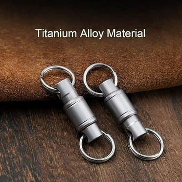 Keychain Ring Hooks Elegant Quick Release Flat Split, EDC Key Chains ...