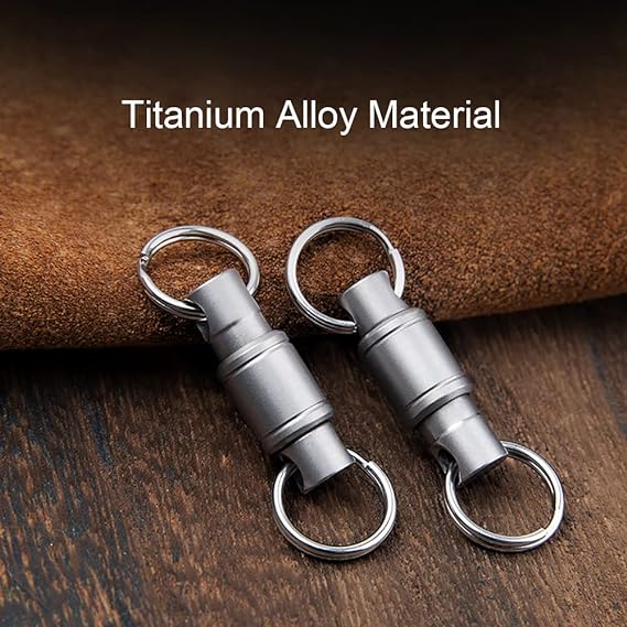 2Pcs Quick Release Keychain, Detachable Keychain, Two Way Small ...