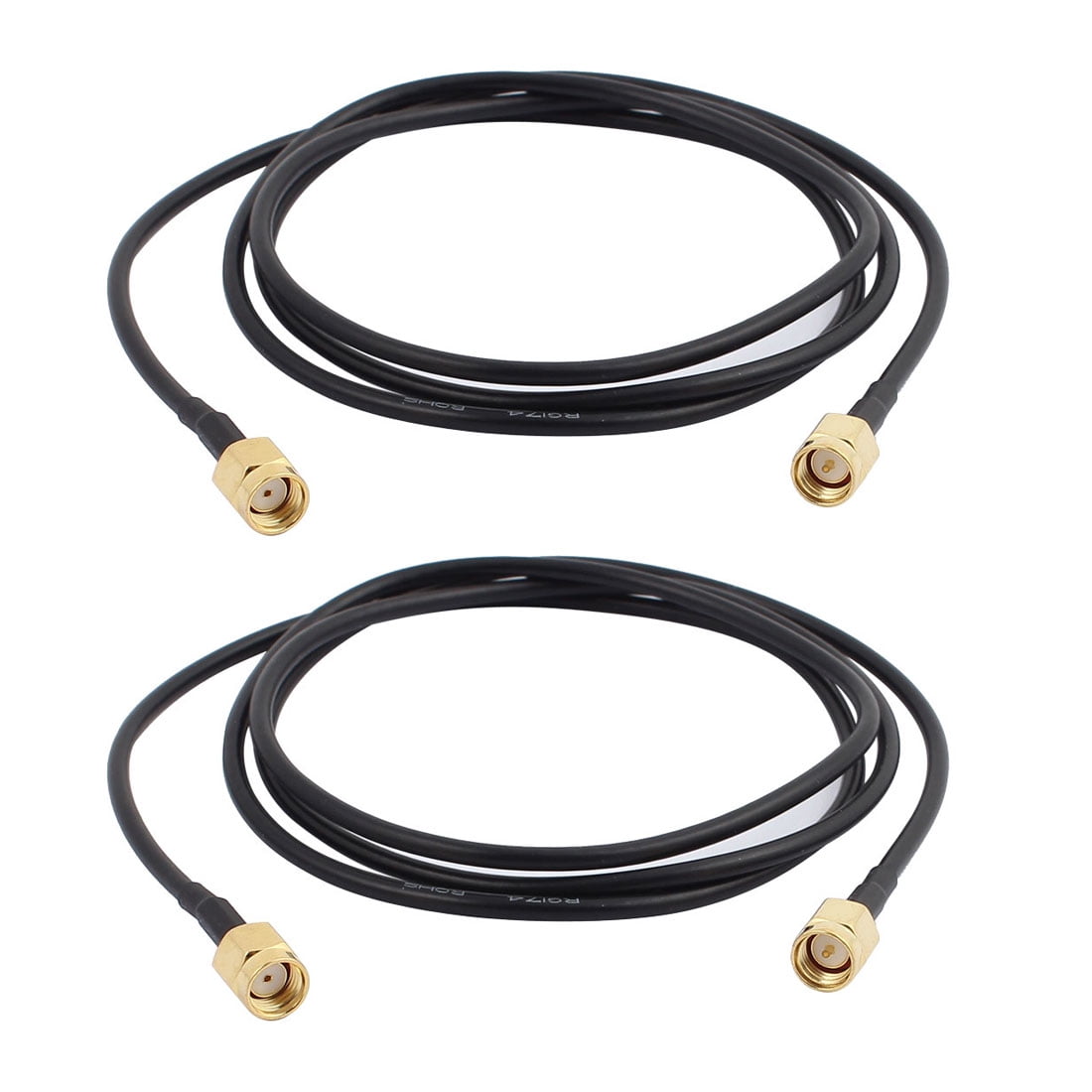 2Pcs RG174 Antenna Extension Cable RP-SMA Female to Female Connector 1m ...