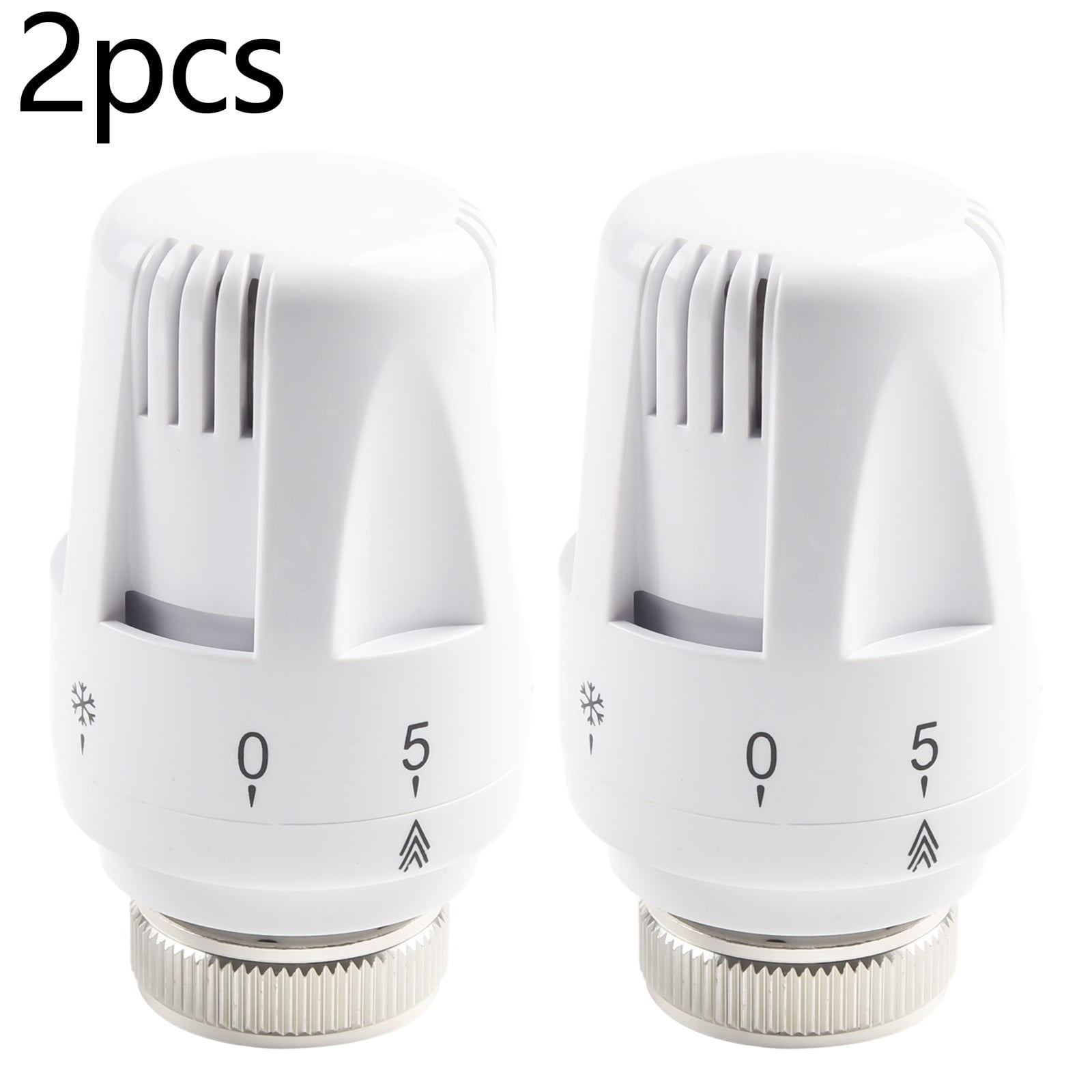 2Pcs Radiator Thermostatic TRV Valve Head Replacement Heater Control ...