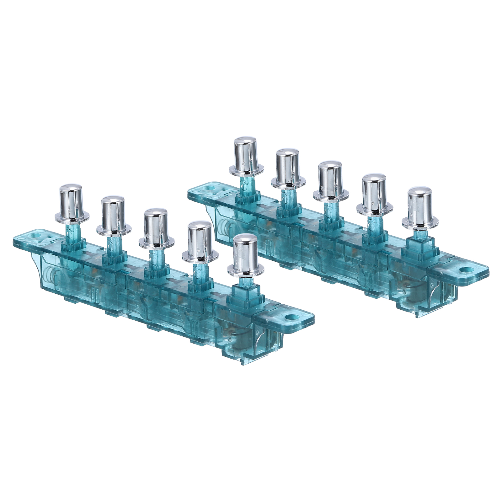 2Pcs Range Hood Keyboard Switch, MQ205 AC 250V 4A 5 Push Button Piano ...