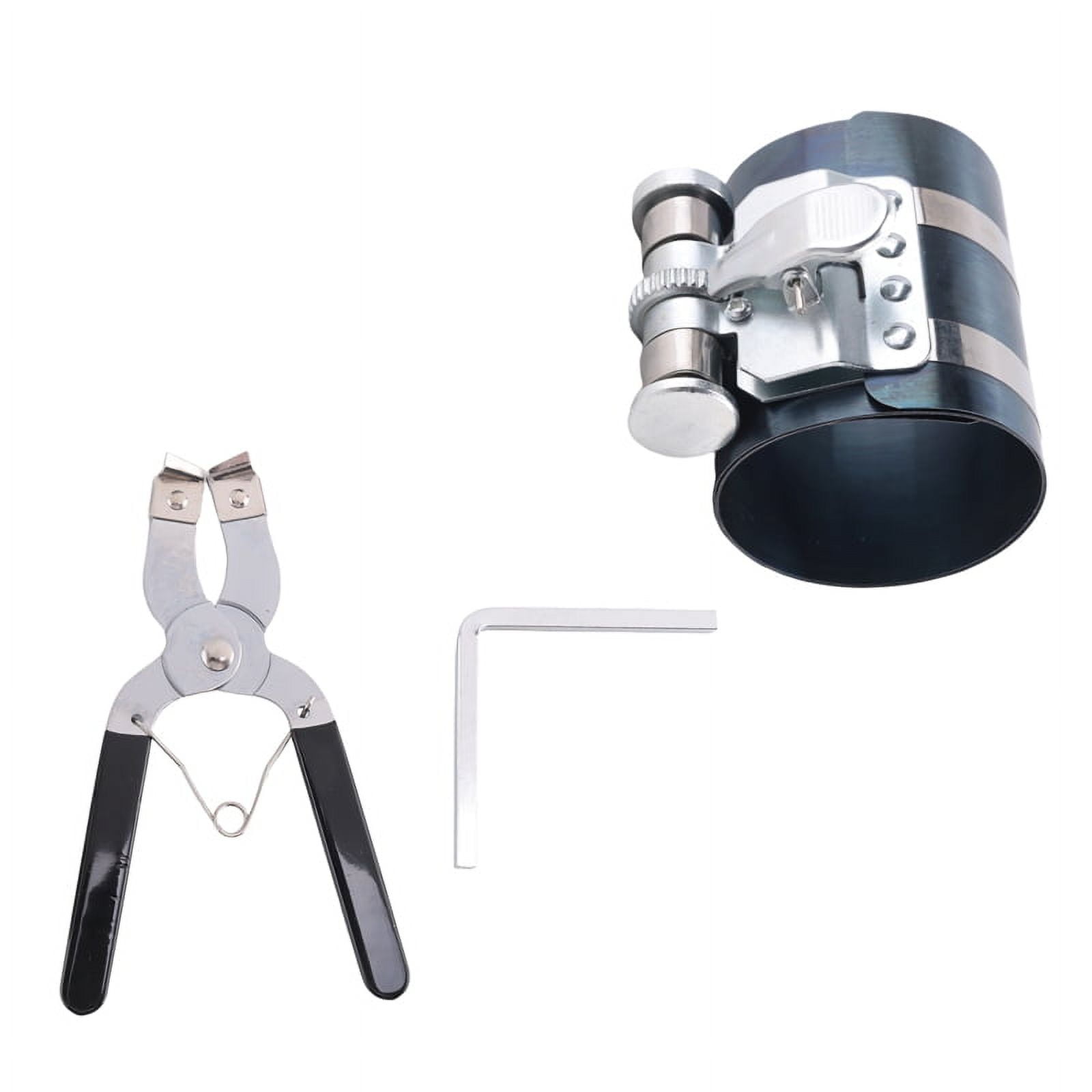2Pcs Ratchet Style Piston Ring Compressor and Piston Ring Installer ...