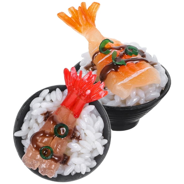 2Pcs Realistic Food Simulation Food Model Pretend Play Food Toy Kitchen ...