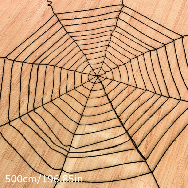 2Pcs Realistic Large Spiders Outdoor Halloween Decorations, Huge Hairy Scary Halloween Spider ...