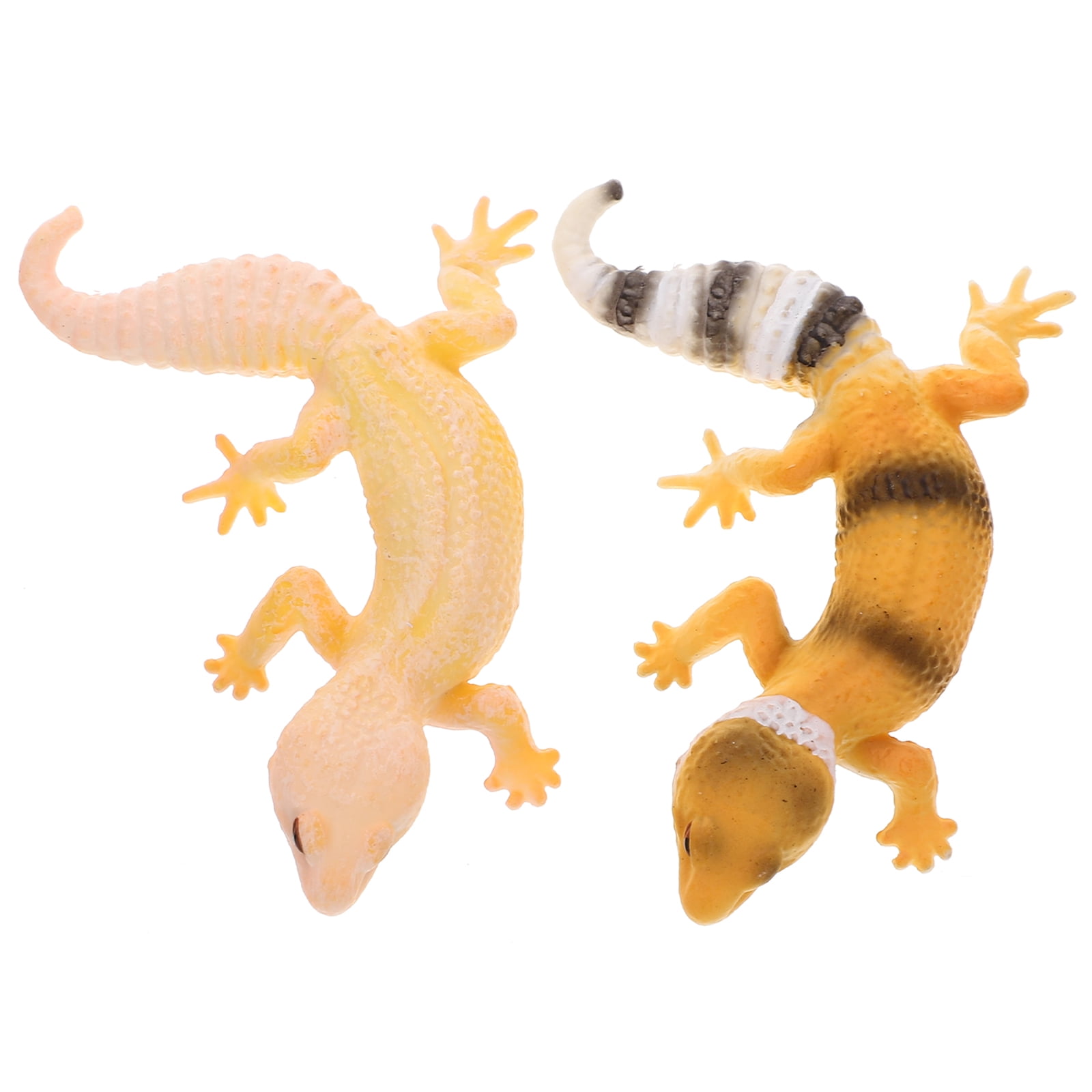 2Pcs Realistic Simulation Lizard Figures Simulation Animal Figure ...