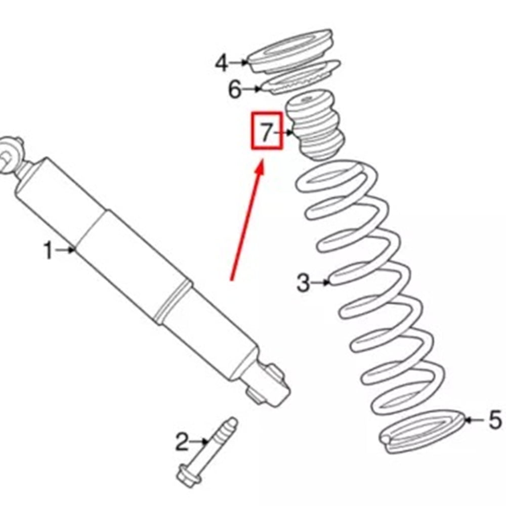 2Pcs Rear Bump Stop C2S9225 Fit For Jaguar X-Type 2002-2008 - Walmart.com