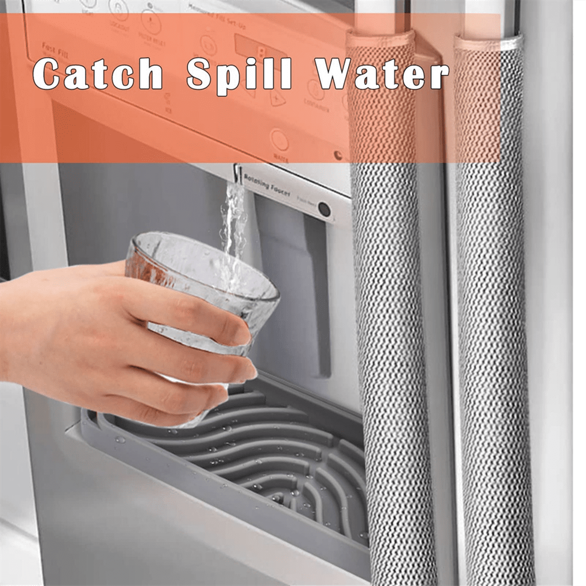 2Pcs Refrigerator Drip Catcher Tray Mini Fridge Drip Tray - Walmart.com