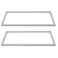 2Pcs Refrigerator Freezer Door Gaskets Seal for Whirlpool for ...